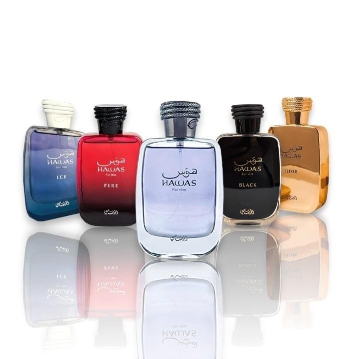 Rasasi Perfumes | Hawas + Hawas Ice + Hawas Fire + Hawas Black + Hawas ...