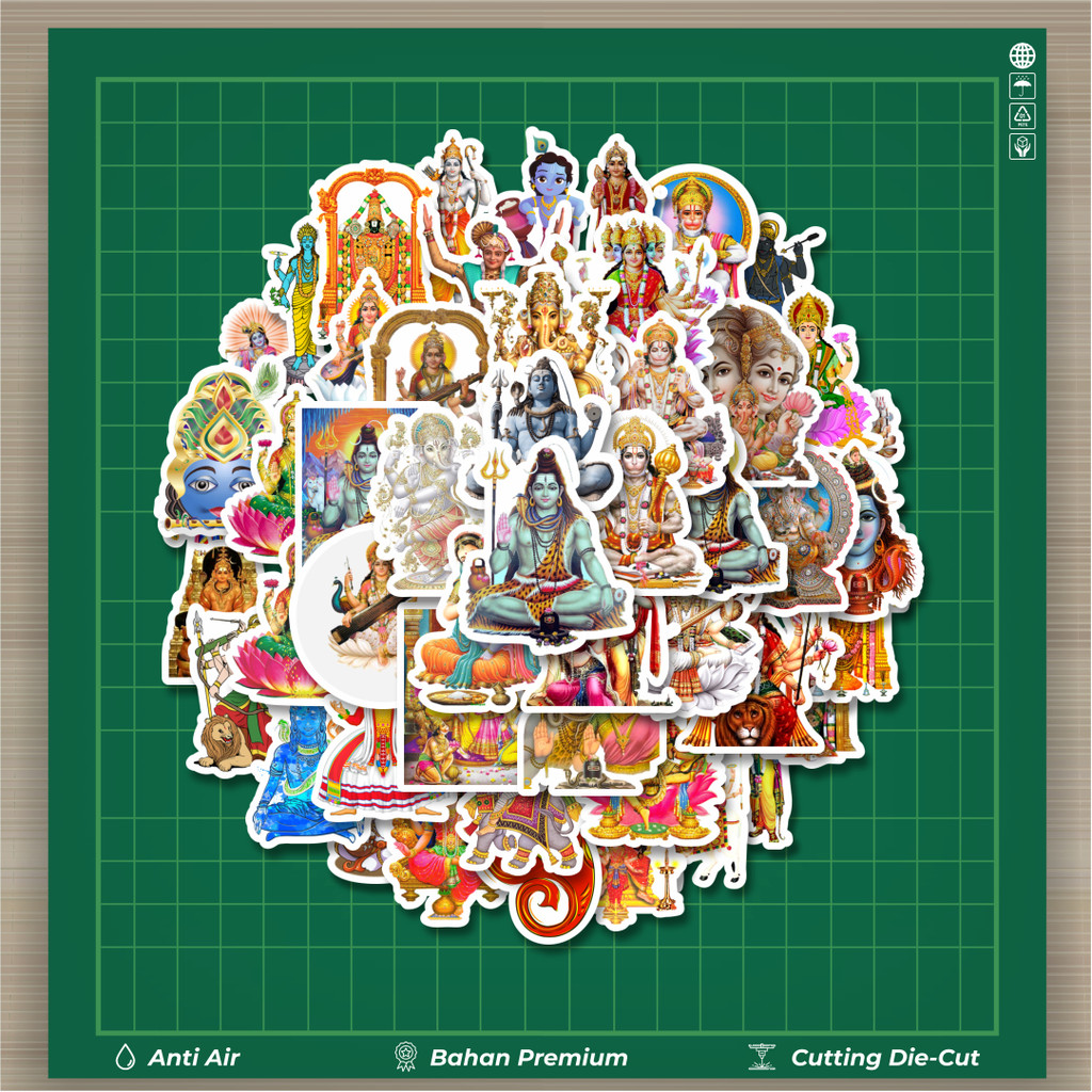 HOT 50 PCS STICKERS Hinduism God Mix 2 Stickers Fashion Cars Decal Cool ...