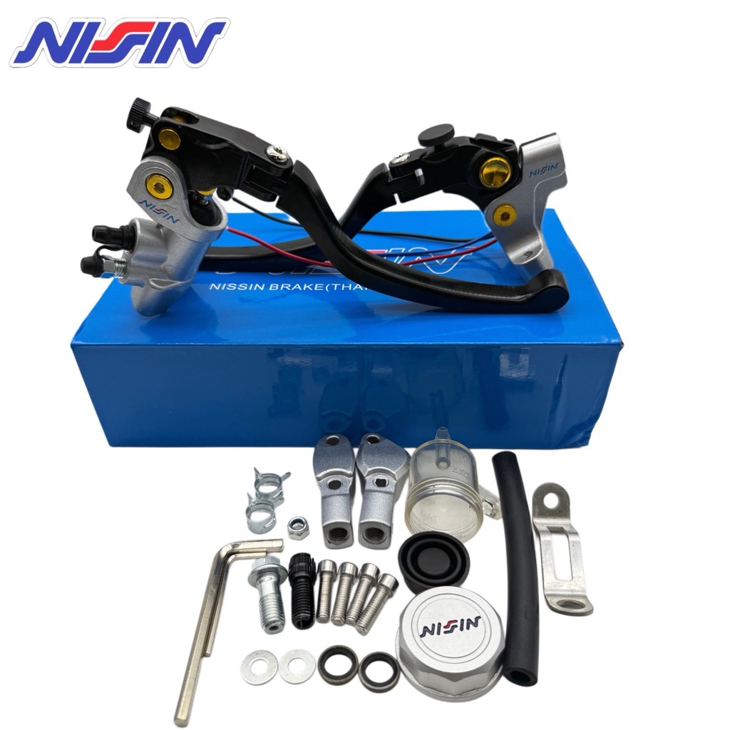 NISSIN brake master clucth left/right p19 universal GREY color left ...