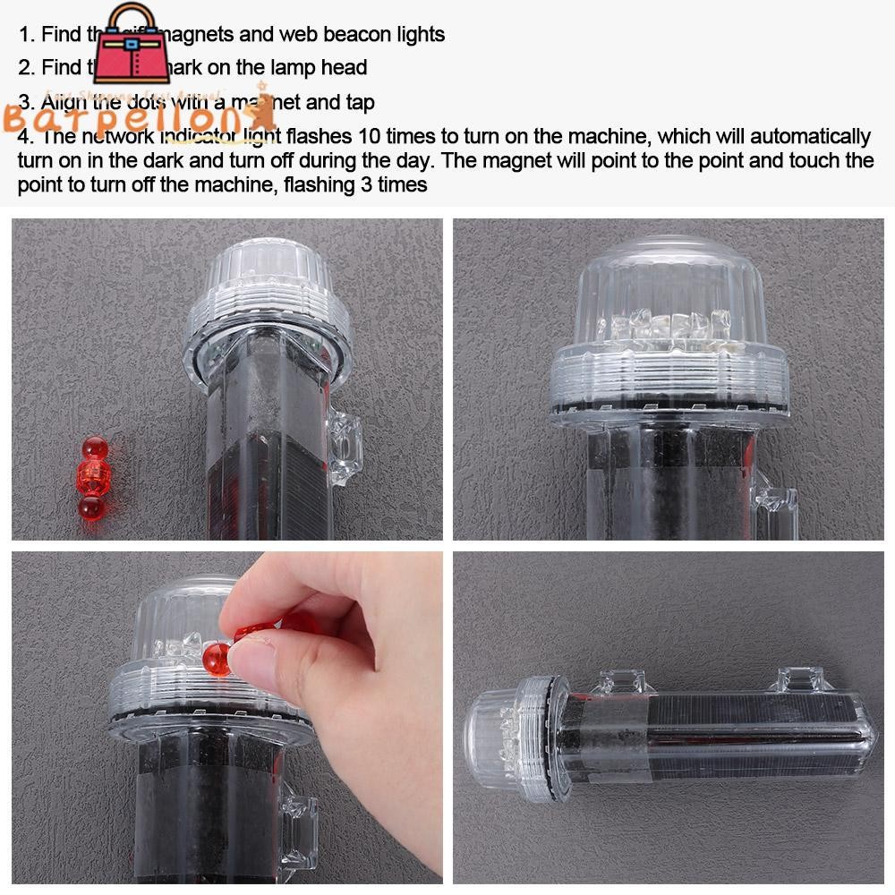 BARPELLON Mark/Position Waterproof Flash Boat Light Warning Lamps ...