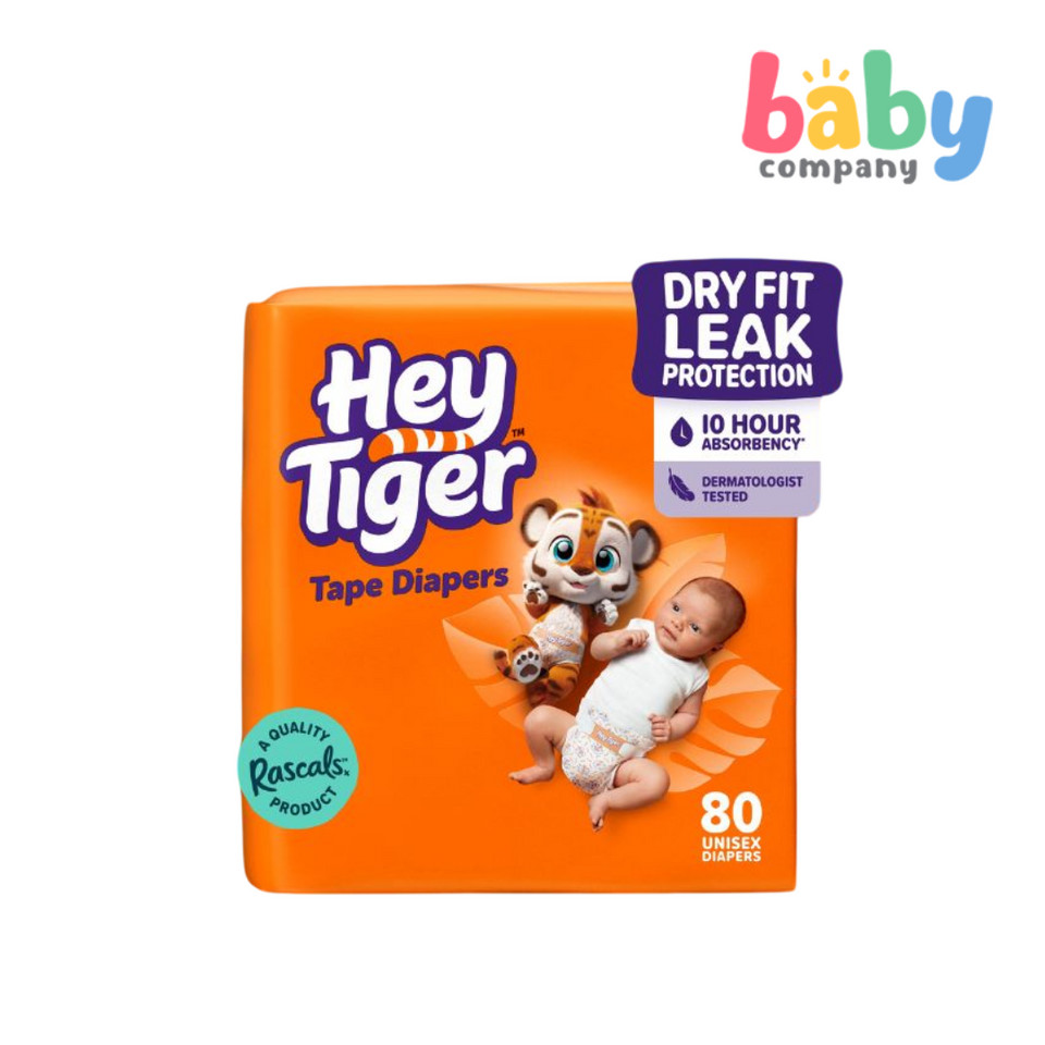 Hey Tiger Comfy Tape Diapers, Jumbo Pack - Newborn | Shopee Philippines