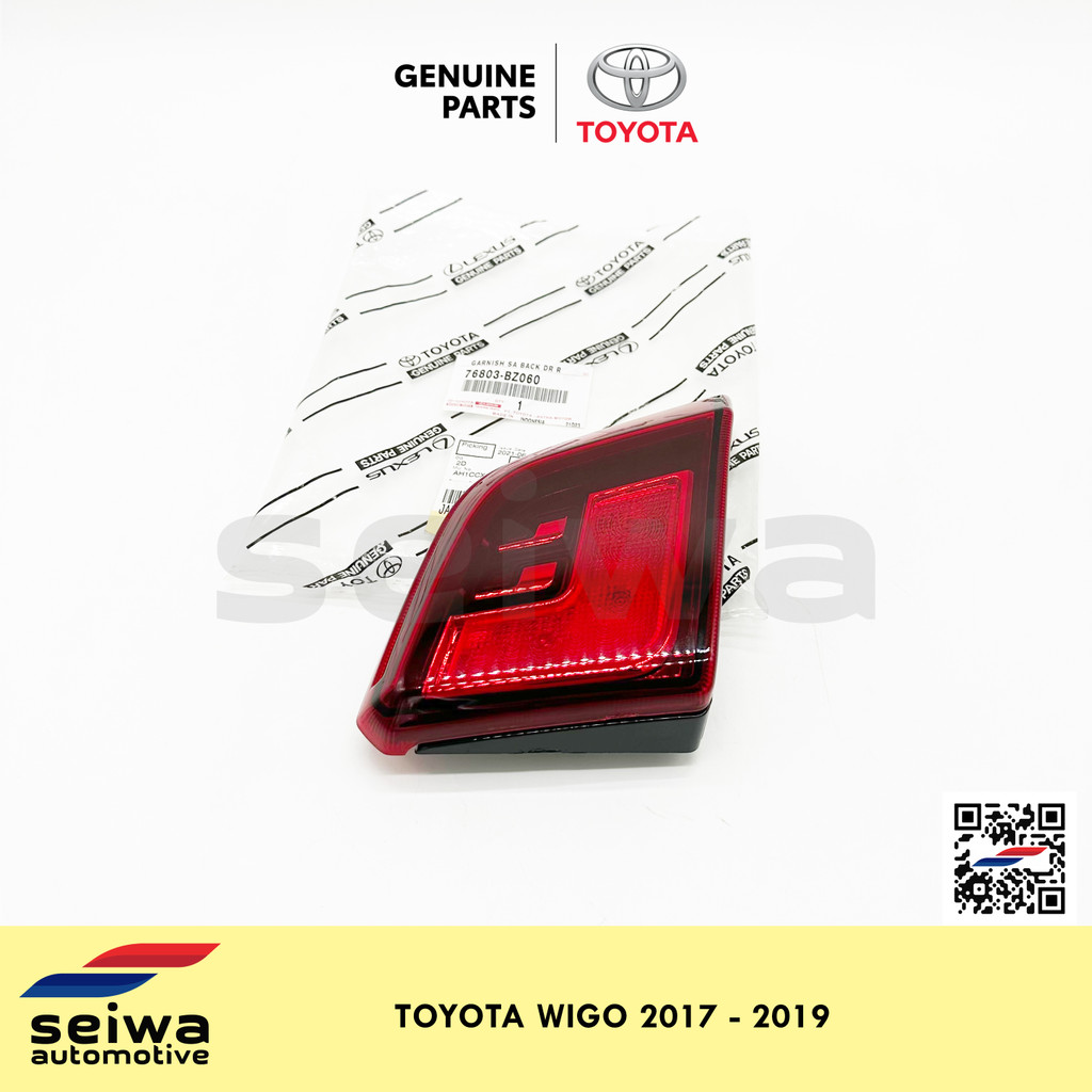 [2017 - 2019] Toyota Wigo Tail Lamp Inner RH (Passenger Side) - Toyota ...