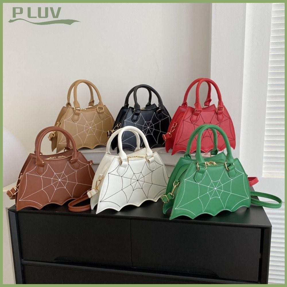 PLUVII Bat Spider Shoulder Bag, Spider Pattern Adjustable Strap Top ...
