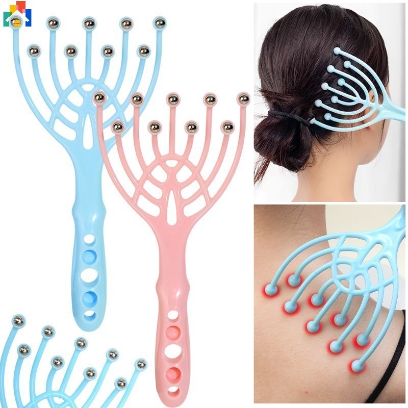 5/9 Claws Head Massage Ball Comb Soul Extractor Adult Scalp Comb ...