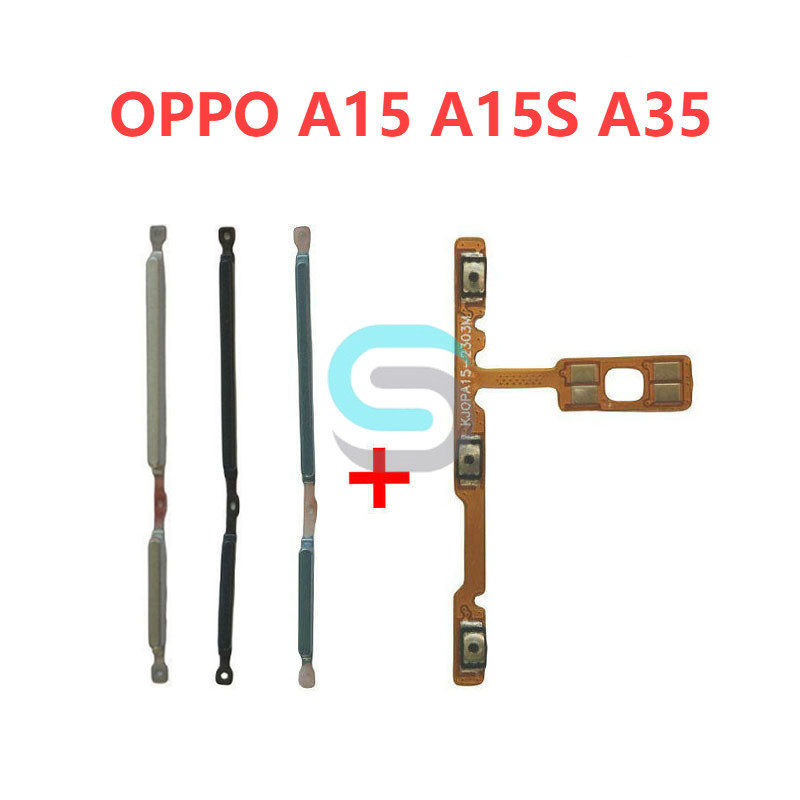 For OPPO A15 A15S A35 Volume Button Power Switch On Off Button Flex Cable Replacement | Shopee ...