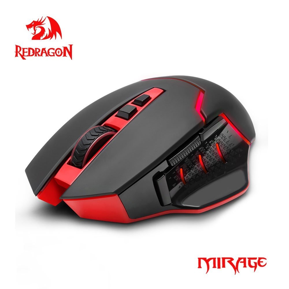RQ+^REDRAGON MIRAGE M690 USB Wireless 2.4G Gaming Mouse 4800DPI 8 ...