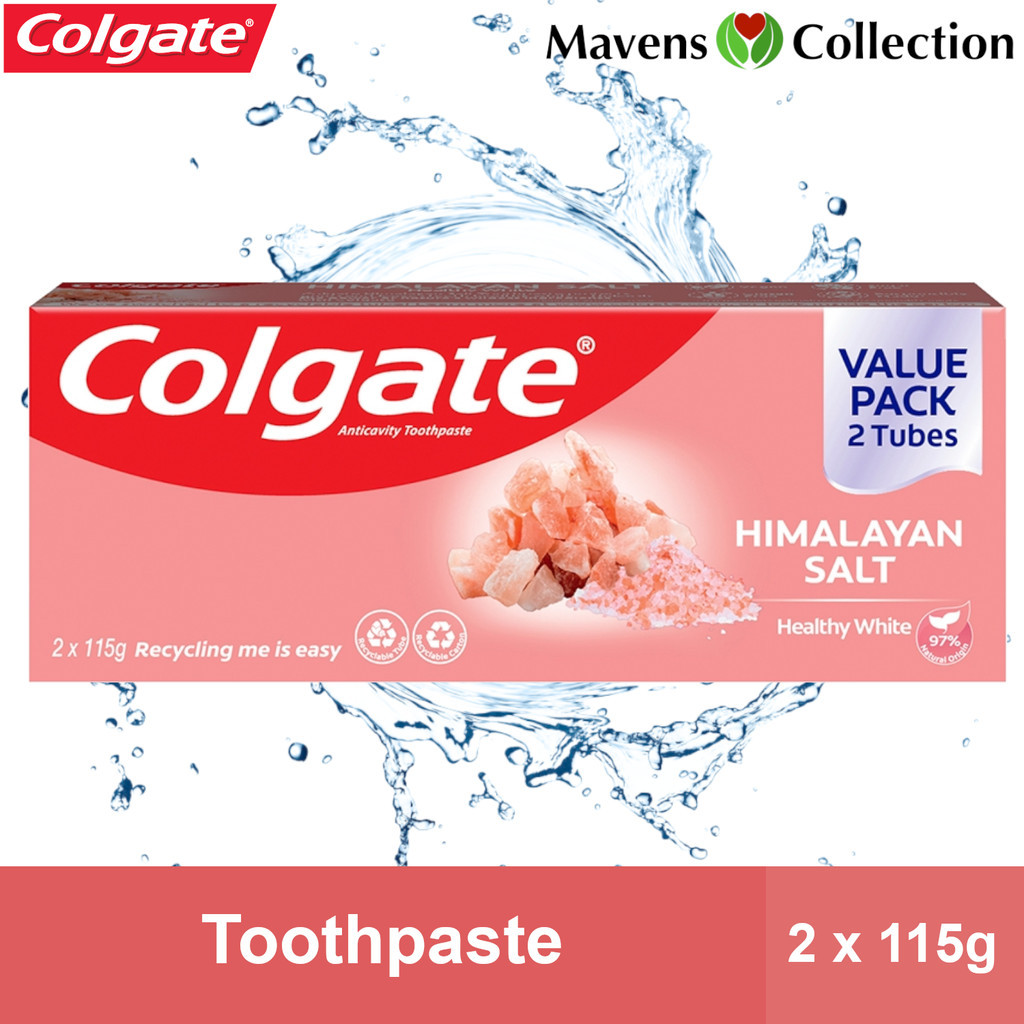 Colgate Toothpaste Himalayan Salt Healthy White 2 X 115G by Mavens ...