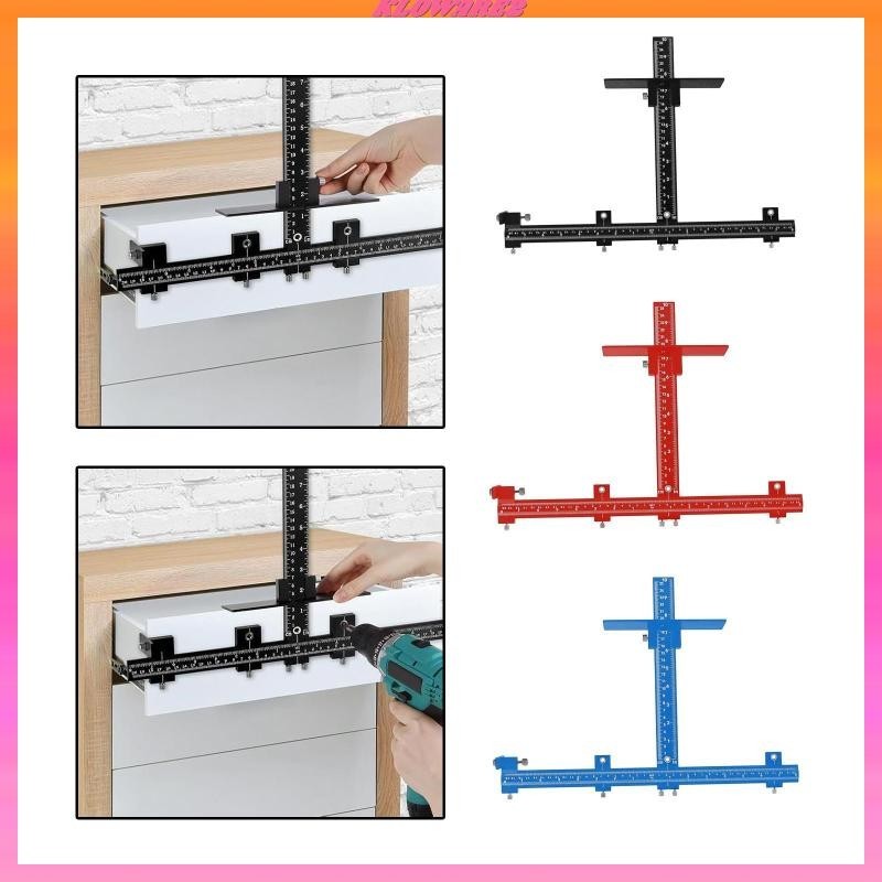 [Kloware2] Cabinet Hardware Jig Kit DIY Punch for Pull Home Improvement ...
