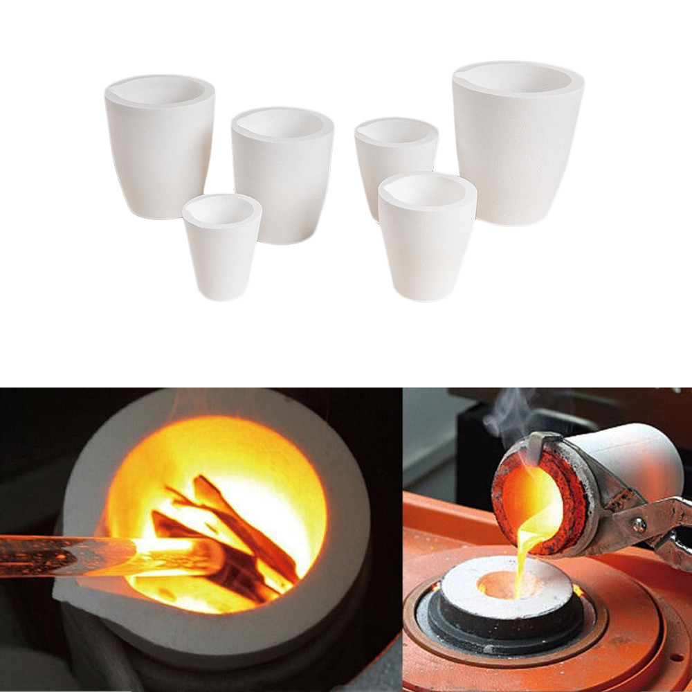 Ceramic Melting Crucible Cup High Temperature Quartz Silica Melting ...