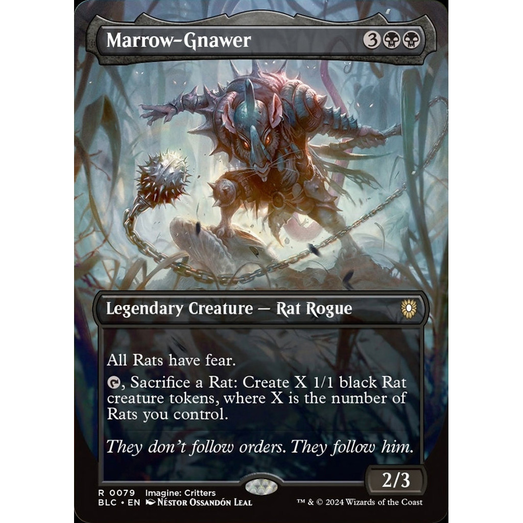 Marrow-Gnawer (Borderless) [Bloomburrow Commander] | Shopee Philippines