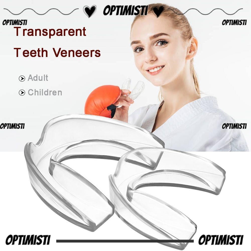 OPTIMISTI Transparent Teeth Veneers Boxing Sanda Training Adult ...