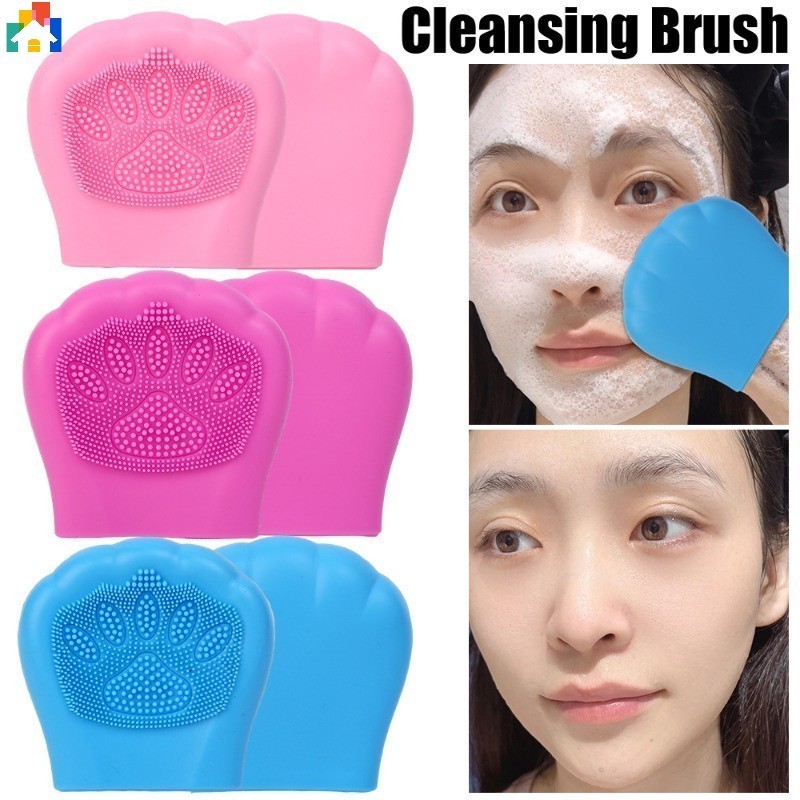 Cat Claw Silicone Finger Facial Deep Cleaning Brush Handheld Gentle ...
