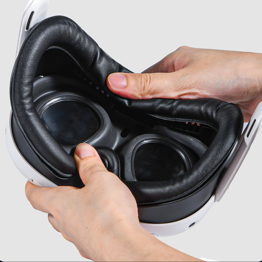 VR Cooling Fan with Facial Interface Face Cover for Meta Quest 3 VR ...