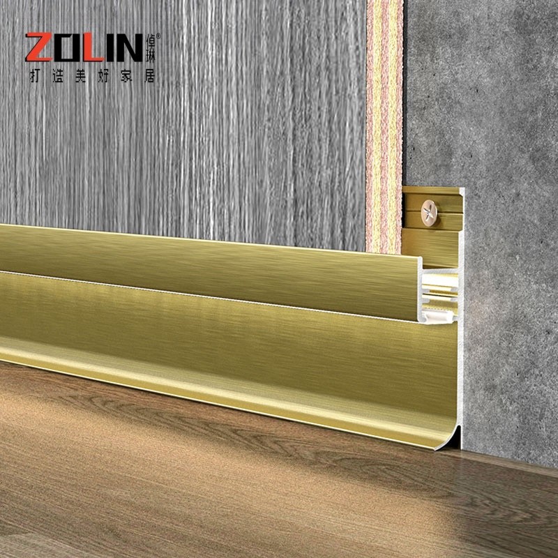 Lamps Aluminum Badge LED Lights Baseboard Corner Line Type Light ...