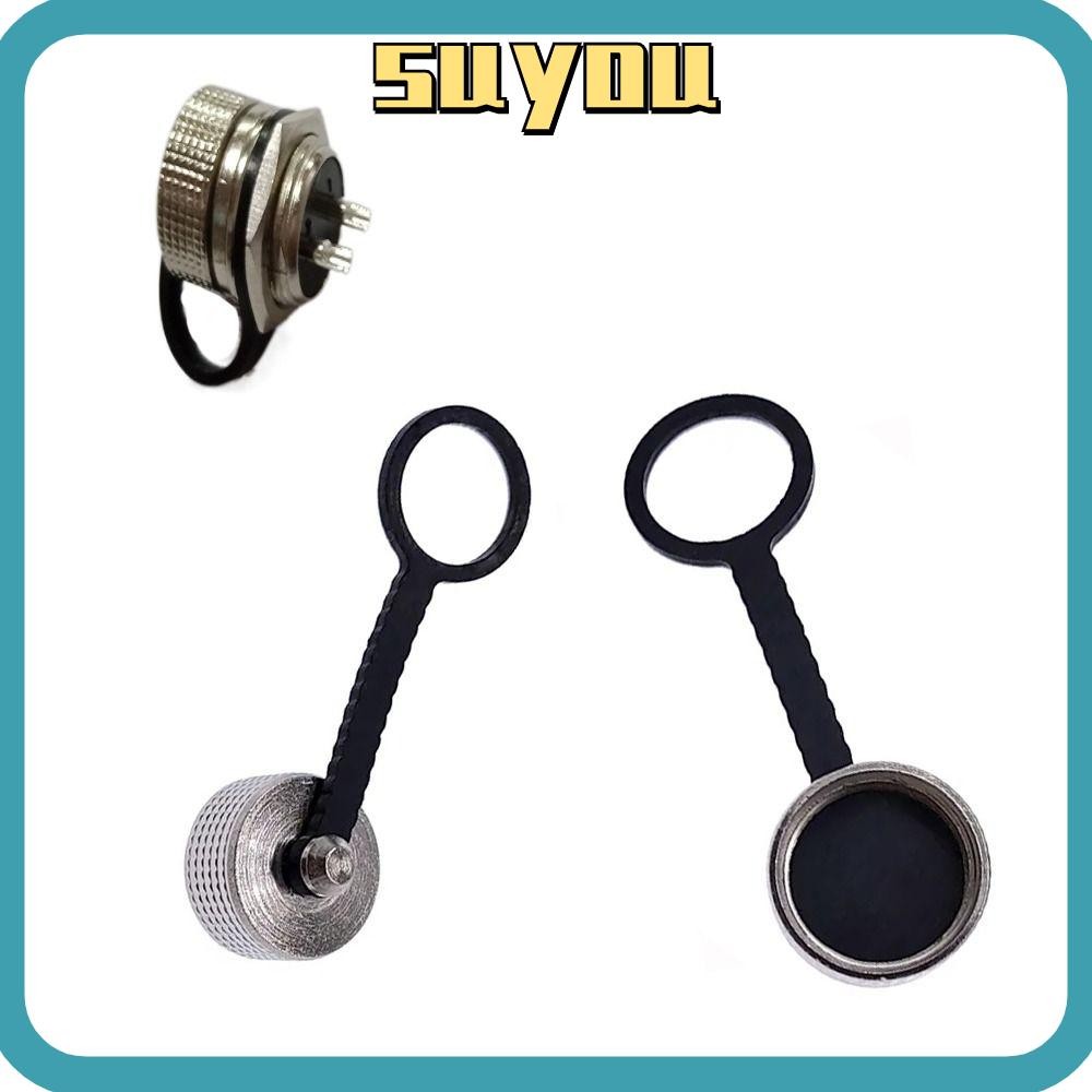 SUYO Aviation Connector Plug Cover, Waterproof Metal Dust Metal Cap ...