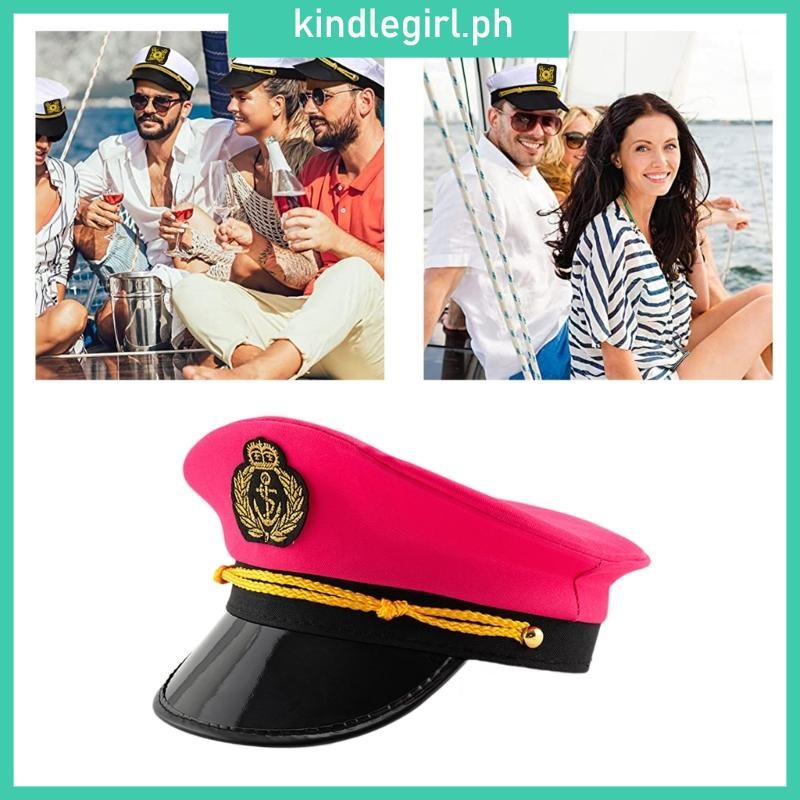 KING Adult Yacht Hats Boats Skippers Ship Sailor Captain Costume Hat ...