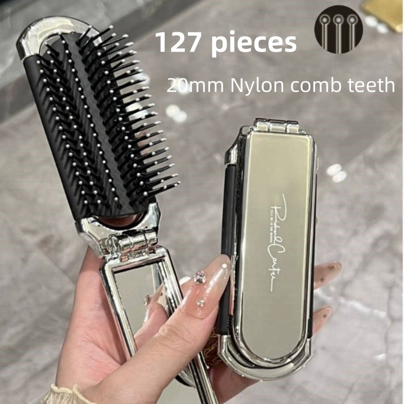 Folding massage comb light luxury portable comb air cushion comb ladies ...