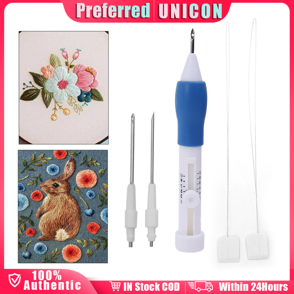 Needle Punch Embroidery 9pcs Punch Needle Kit Embroidery Needle Set ...