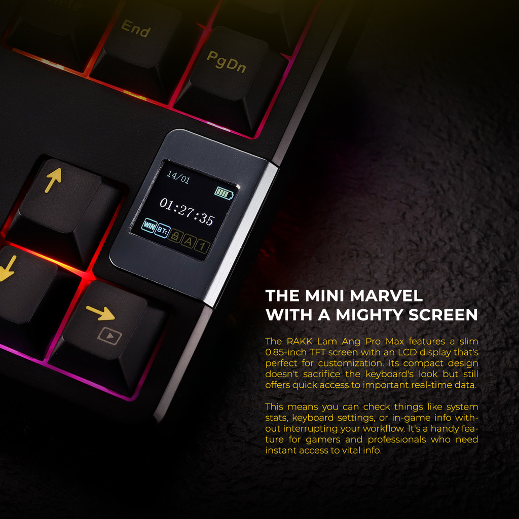 EasyPC| RAKK LAM-ANG PRO MAX Fully Keyboard and Barebone Trimode 87 ...