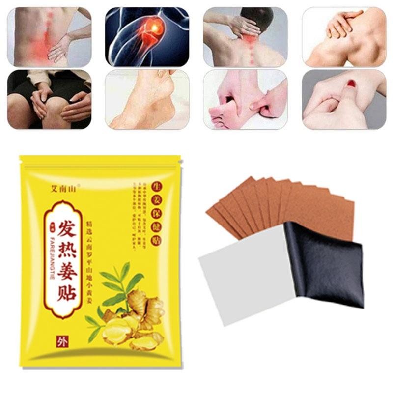 3-Pack 80Pcs/pack Herbal Ginger Patch Promote Blood Circulation Knee ...