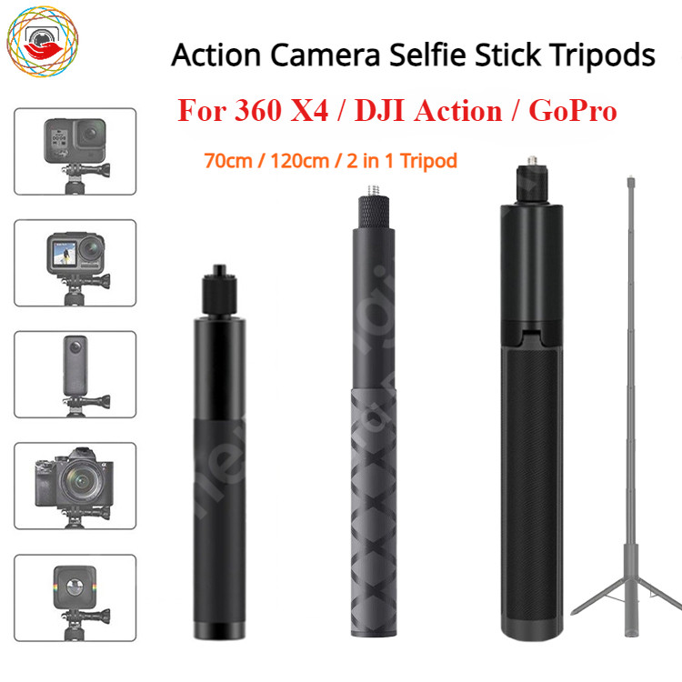 Invisible Selfie Stick 2-in-1 Tripod Selfie Stick For 360 X5 / X4 / X3 ...