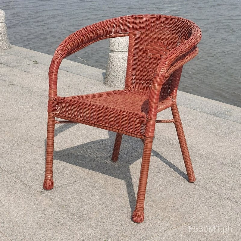 Outdoor Rattan Chair Three-Piece Balcony Outdoor Casual Furniture ...