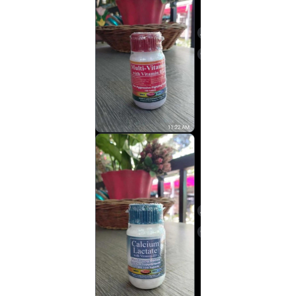CALCIUM LACTATE AND MULTIVITAMINS | Shopee Philippines CALCIUM LACTATE AND MULTIVITAMINS | Shopee Philippines