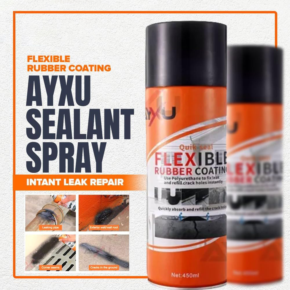 Quick Seal Flexible Rubber Coating (450ml) Waterproof Spray Sealant ...