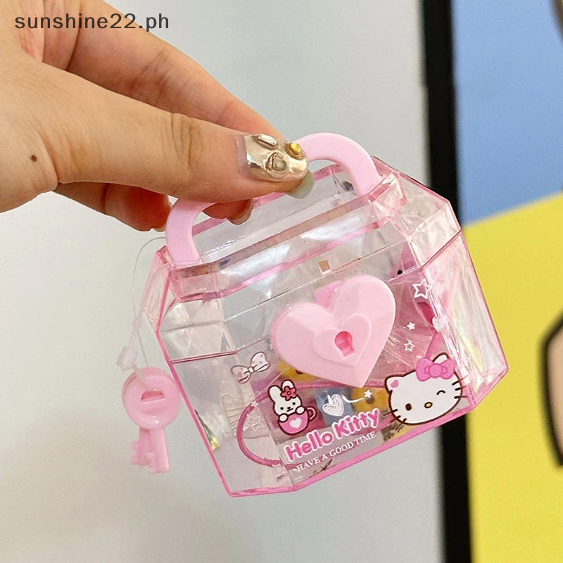 SUNSHINE22 Kawaii Sanrio Kuromi Storage Box With Lock My Melody ...
