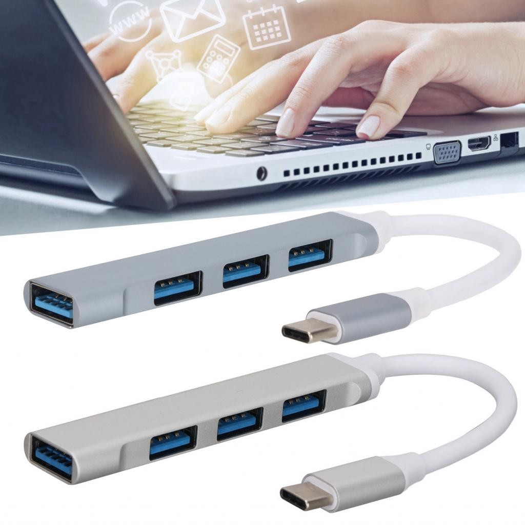 Rrianfo USB C Hub Simple Operation 4 in 1 Docking Station Stable Data ...