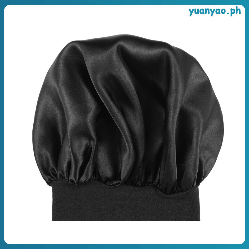 Wide Side Bonnet for Curly Hair Men Sleeping Hat Scarf Silk High ...
