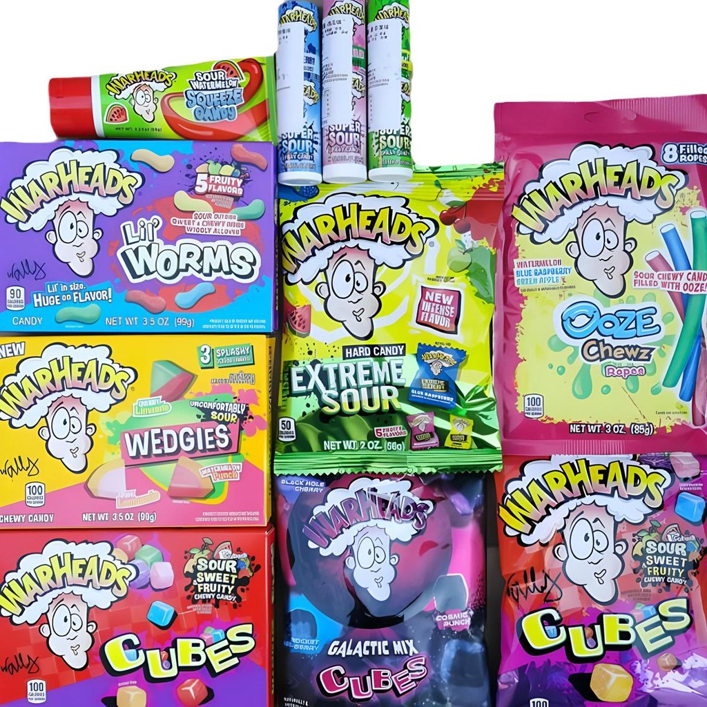 United States Imported Warheads Warheads Bullet Popping Sour Fruit ...