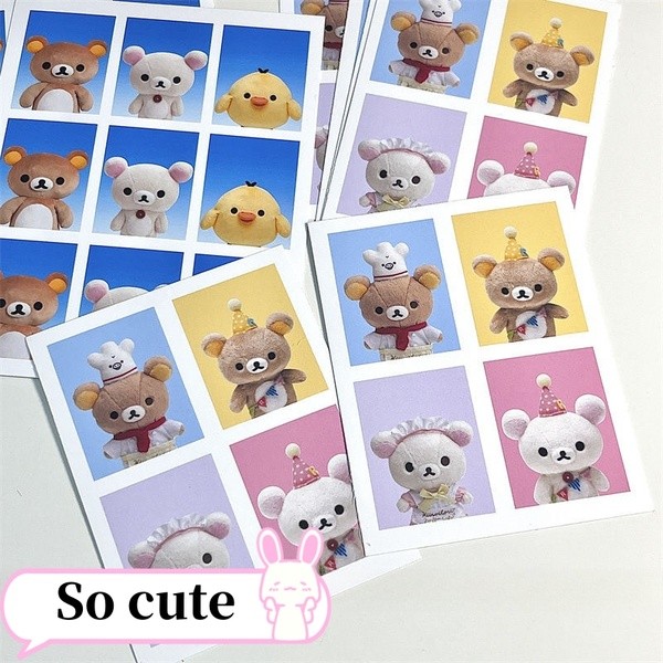 Steve 2pcs Set Cute Bear ID Photo Sticker | Shopee Philippines