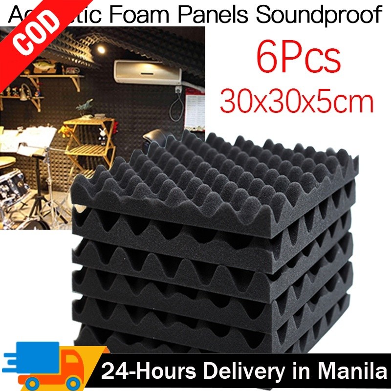 Acoustic Foam Panels Soundproof Padding Studio Foam Egg Crate Wall Pad ...
