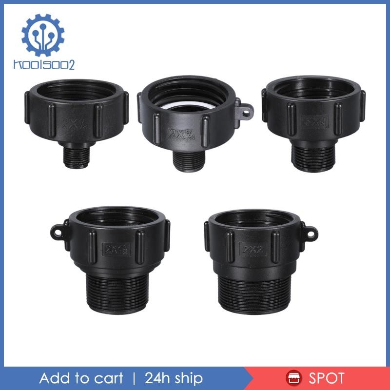 [Koolsoo2] IBC Tote Fittings Water Tank Connector, Replacement IBC Hose ...
