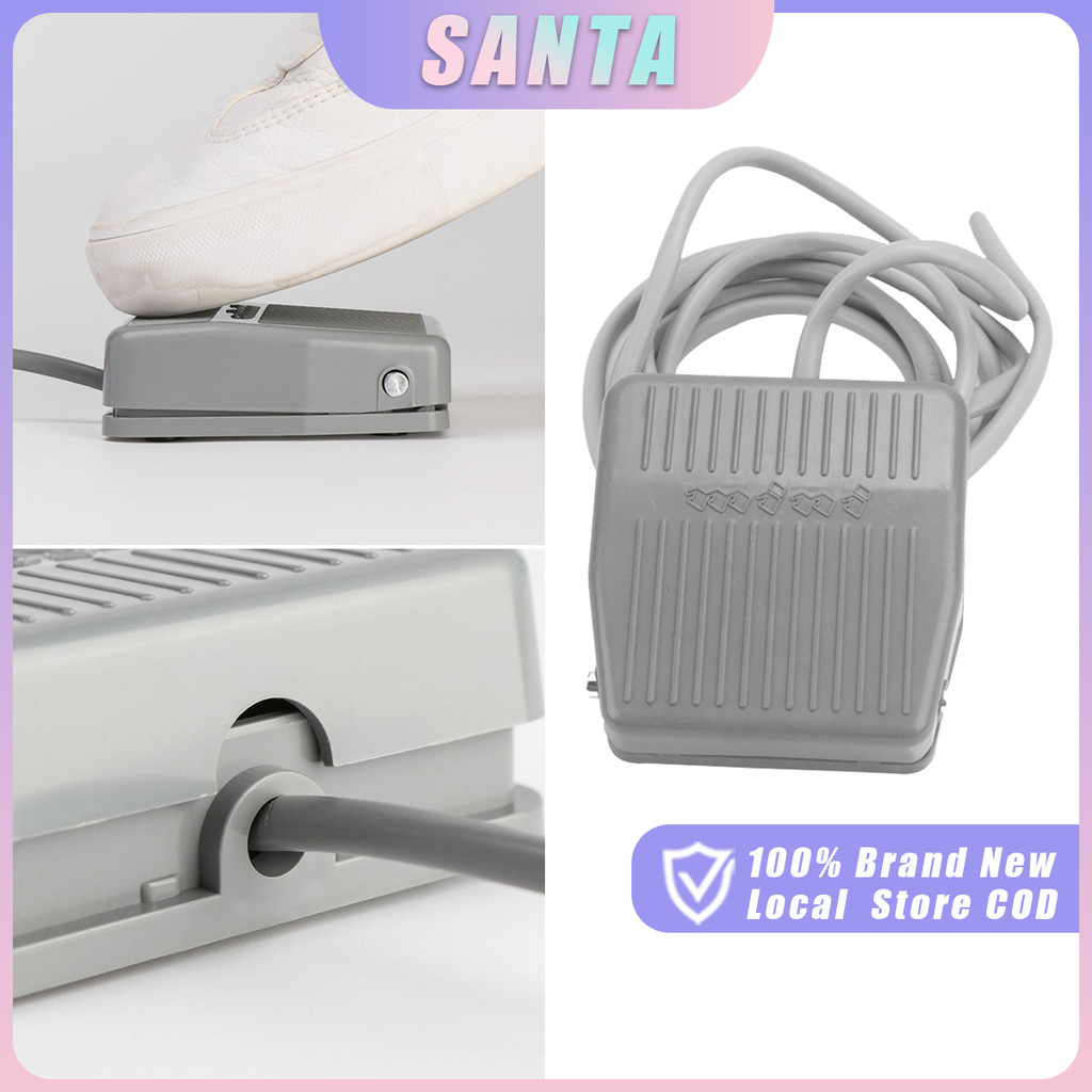 Foot Pedal Switch AC 250V 10A SPDT NO NC Antislip Power Foot Pedal ...