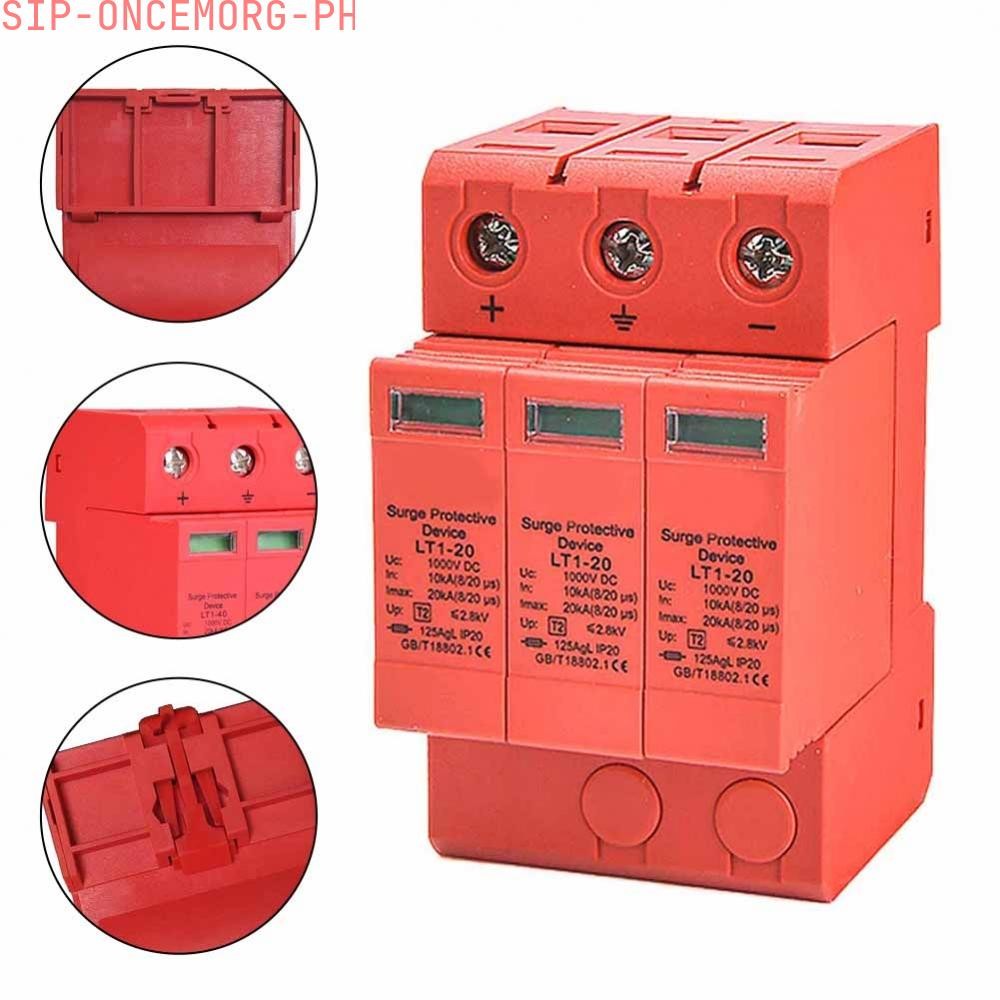 20KA/40KA Surge Protector Din Rail Installation Easy Replacement Green ...