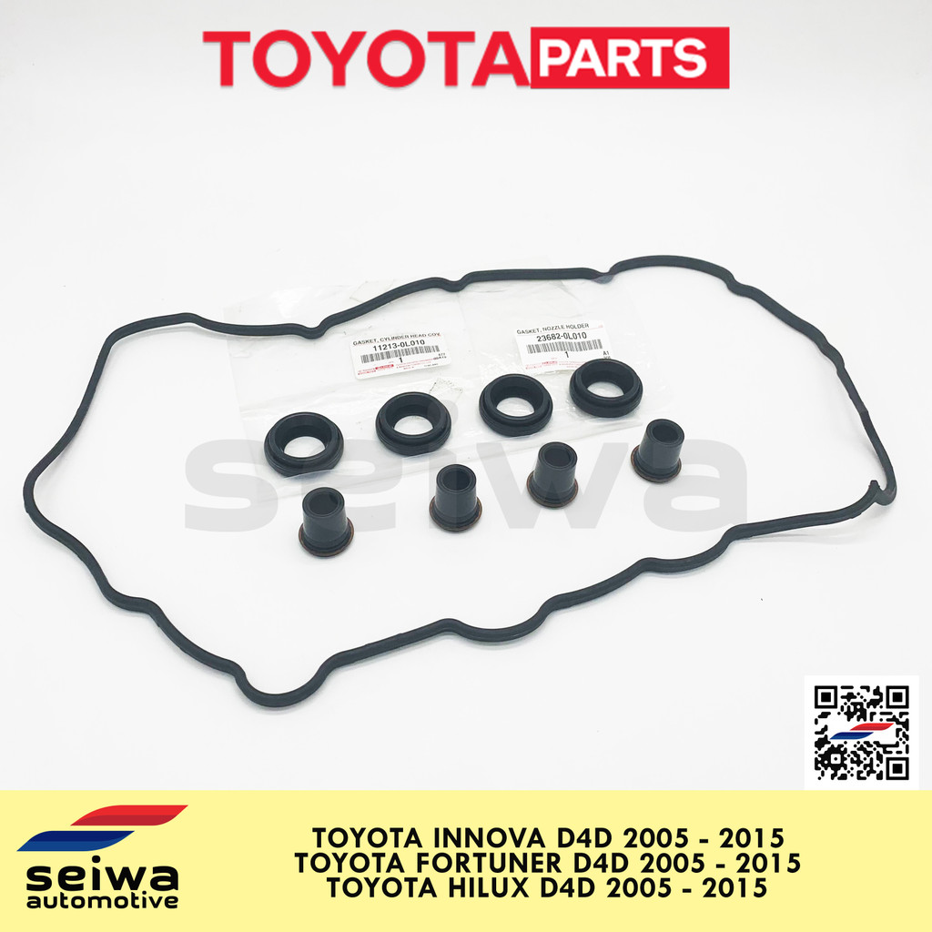 [2005 - 2015 D4D] Toyota Innova Injector Seal Set - Toyota Fortuner ...