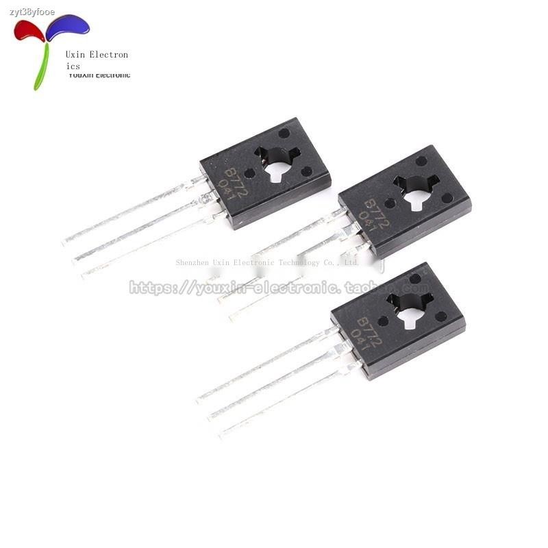 Original authentic B772 TO-126 PNP transistor -30V 3A straight-in ...