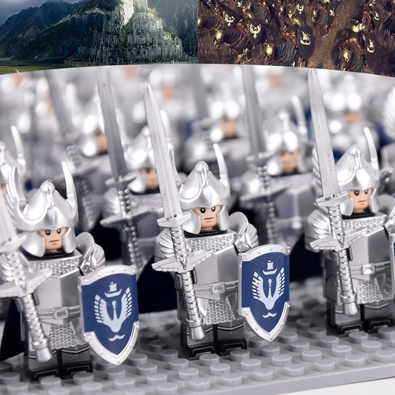 Compatible Lego Third Party Minifigure Magic Ring King Swan Knight ...