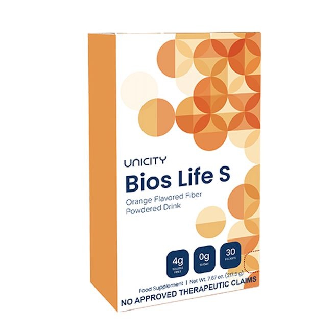 Unicity Bios Life S Orange Flavored Fiber Powdered Drink (30 packets ...