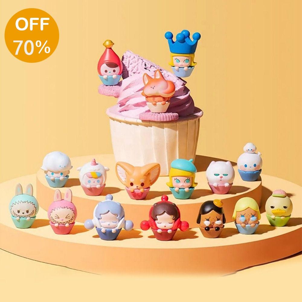 ATHALF Box, POPMART Pop Bean Labubu Skullpanda Lavender Anime Cartoon ...