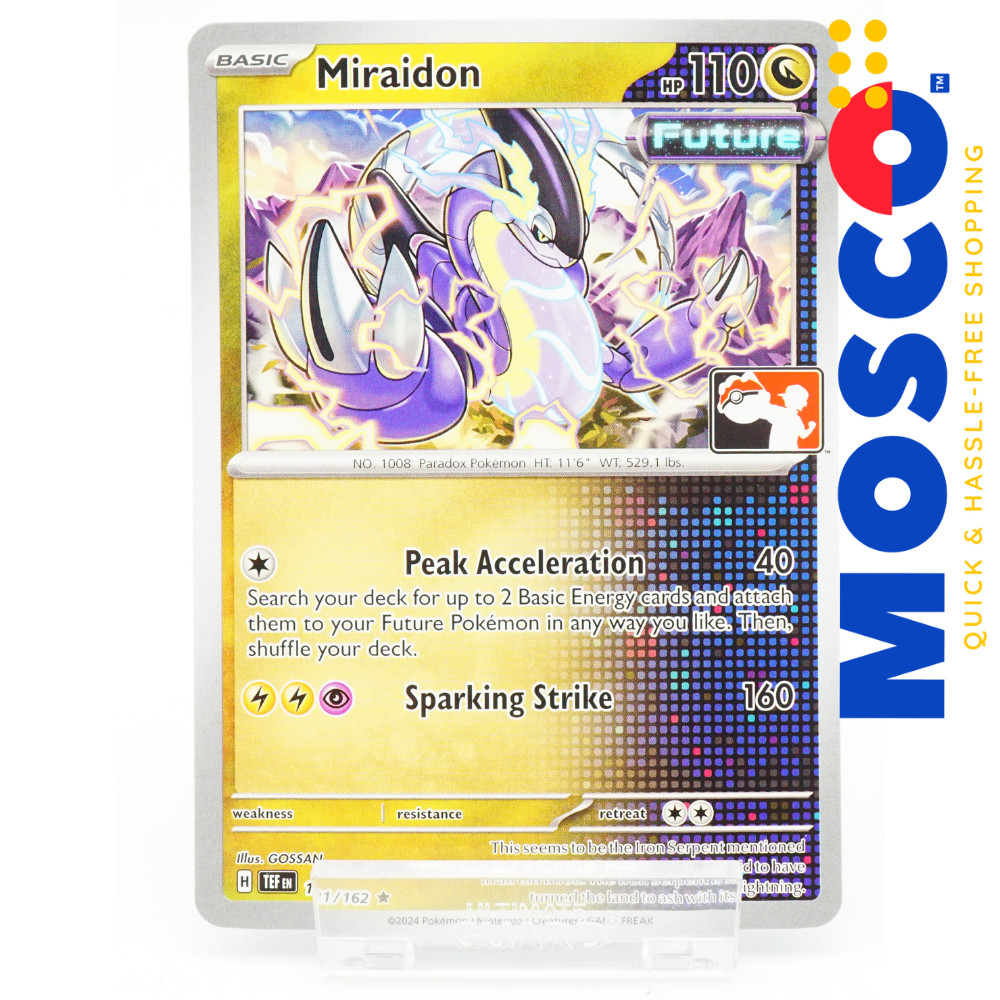 Miraidon - 121/162 Prize Pack Series Cards | Pokemon TCG | Shopee ...
