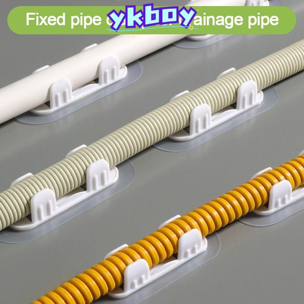 YKBOY 5pcs Pipe Clamp Hooks, Cable Clips Plastic Wiring Hose Clamp ...