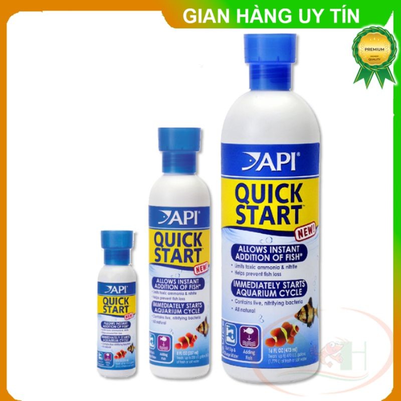 Starting a API Quick start mixed microbial tank to start up aquarium ...