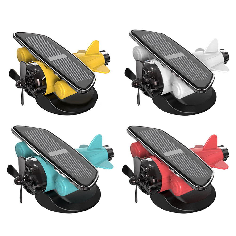 [OLO] 360° Automatic Rotation Solar Powered Rotating Aircraft Dashboard ...