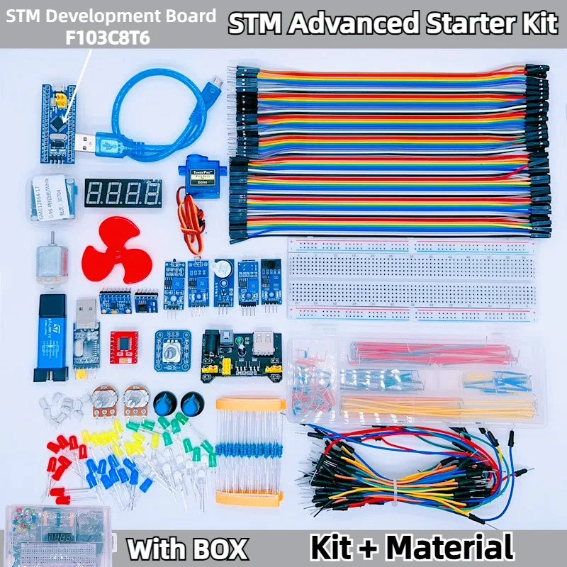 STM32 Development Board Starter Kit Advanced Kit STM32F103C8T6 Minimum ...