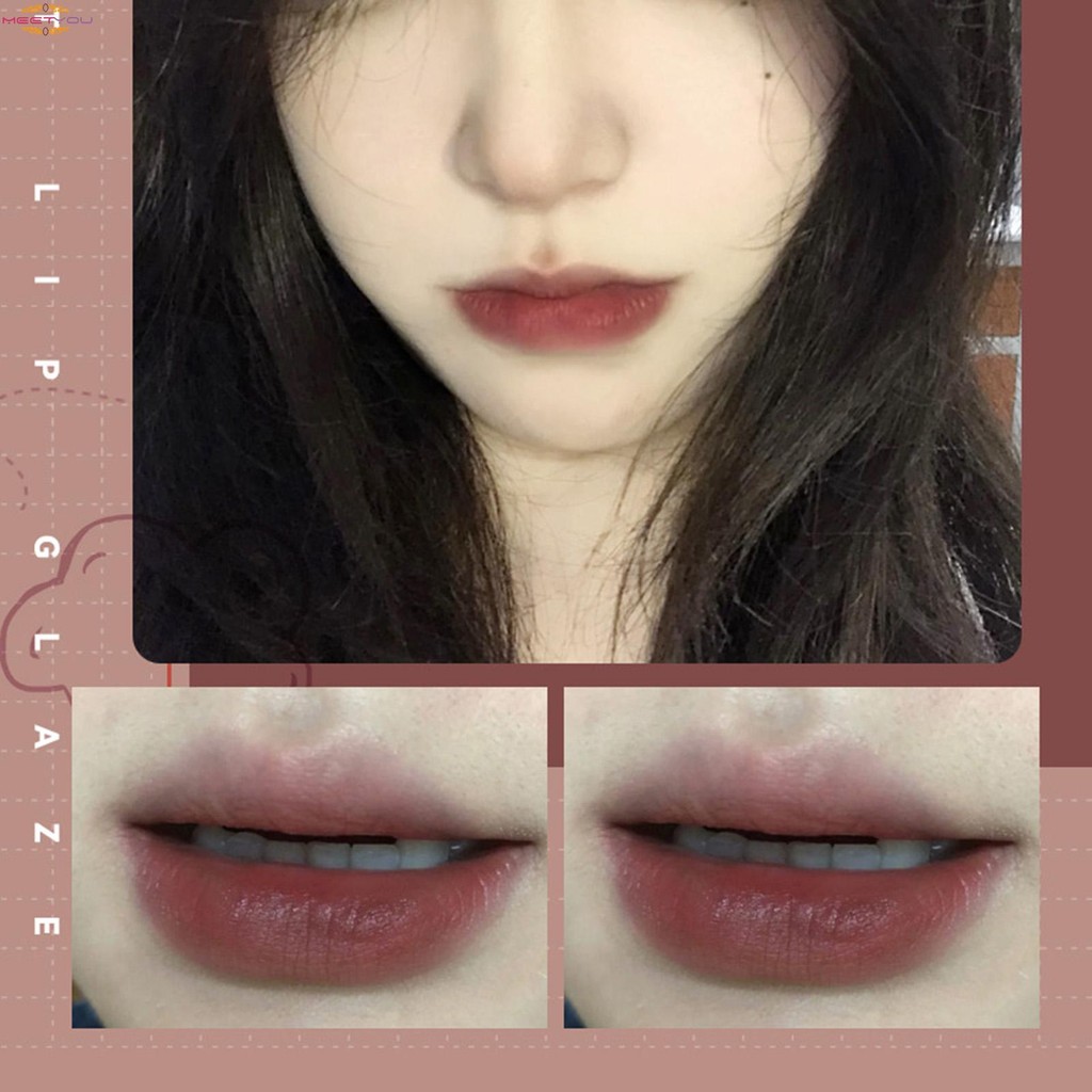 Smooth Matte Mud Soft Color Lipstick Waterproof Fine Texture Mist Lip ...