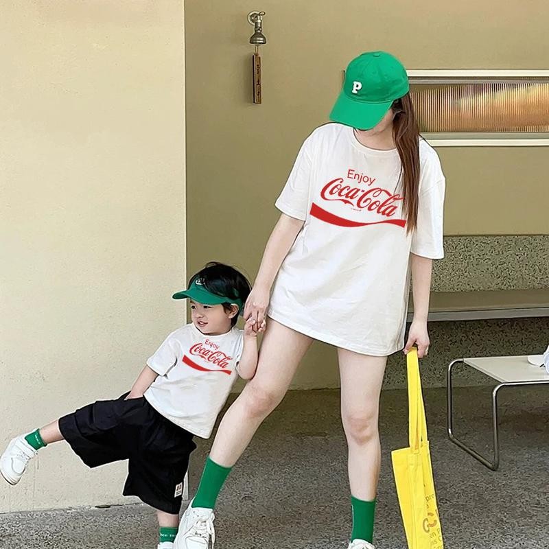 COD RINA STUDIO Son mother couple dress trip women's baby mother dress baby mother couple shirt ...