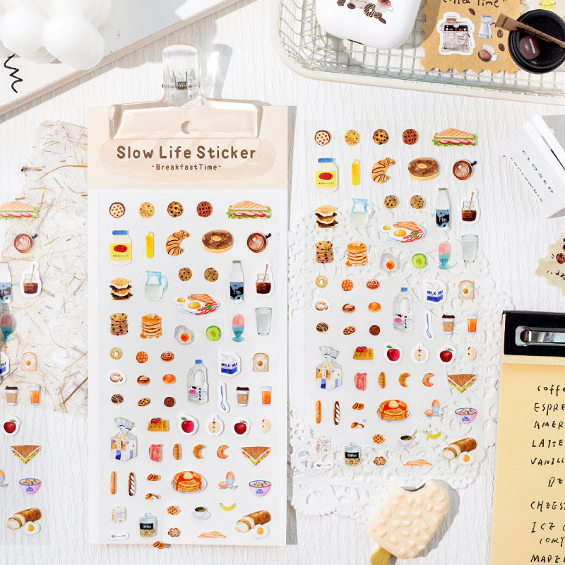 Cute Snack Food And Drink Stickers Kawaii Small Stickers For ...